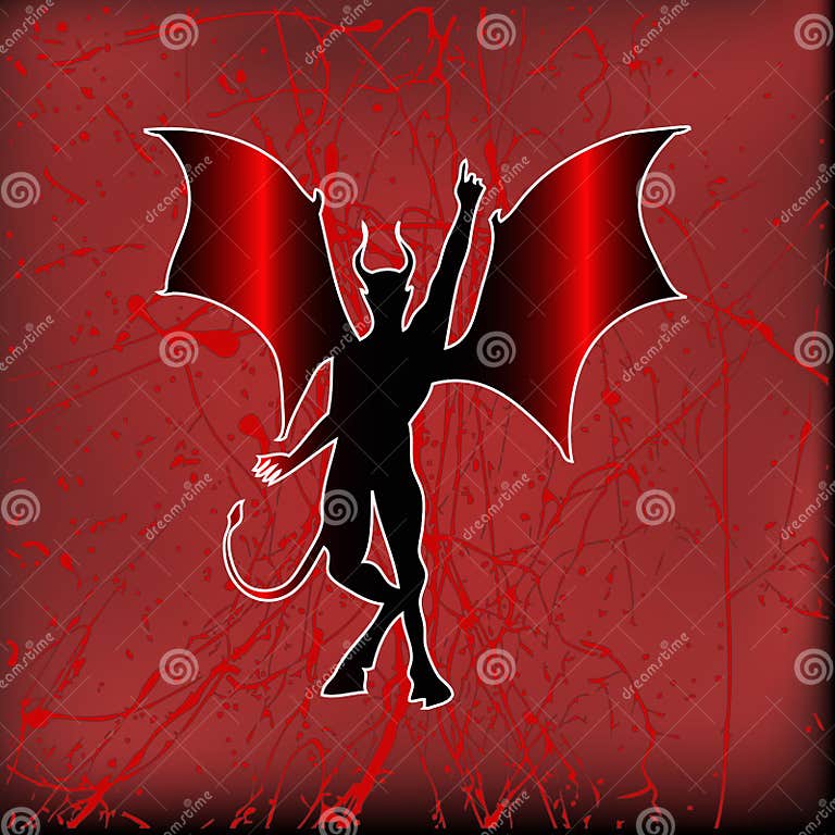 Devil Background stock vector. Illustration of spooky - 15257413