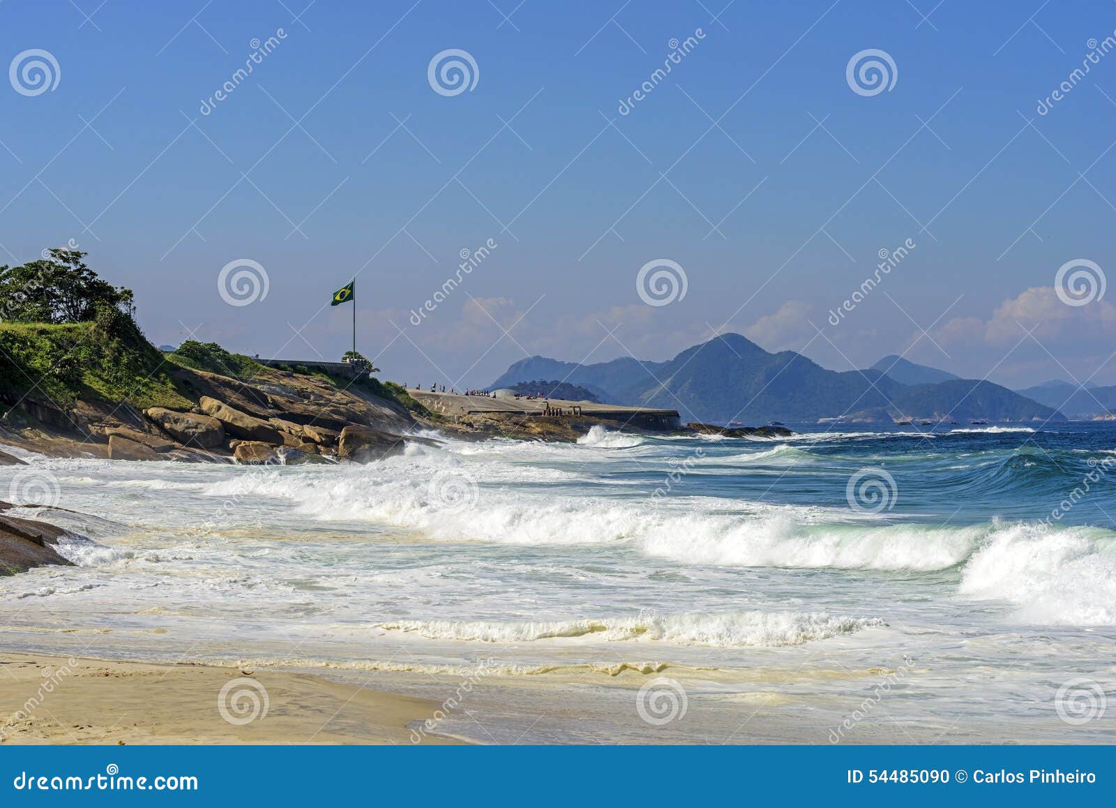 Devil beach Rio de Janeiro stock photo. Image of seascape - 54485090