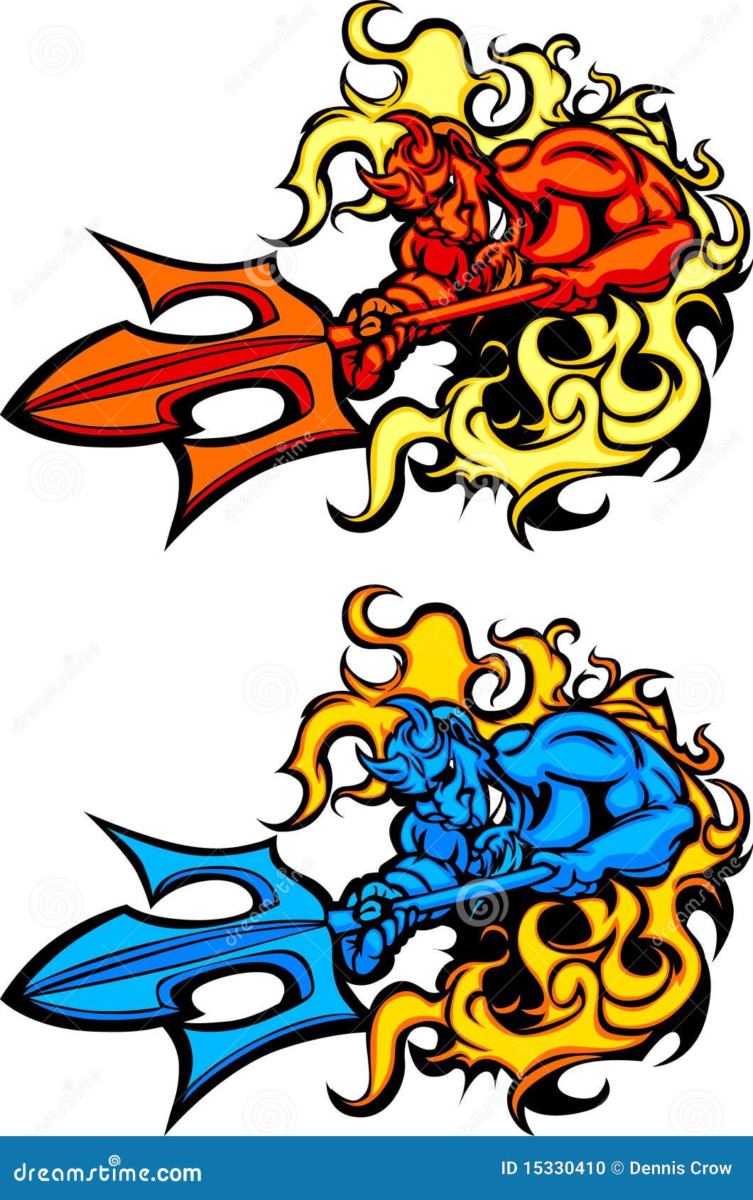 Blue Devils Logo Vector