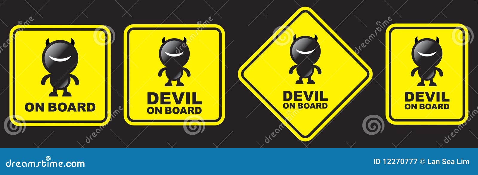 Devil board stock vector. Illustration of little, decoration - 12270777