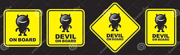 Devil board stock vector. Illustration of little, decoration - 12270777