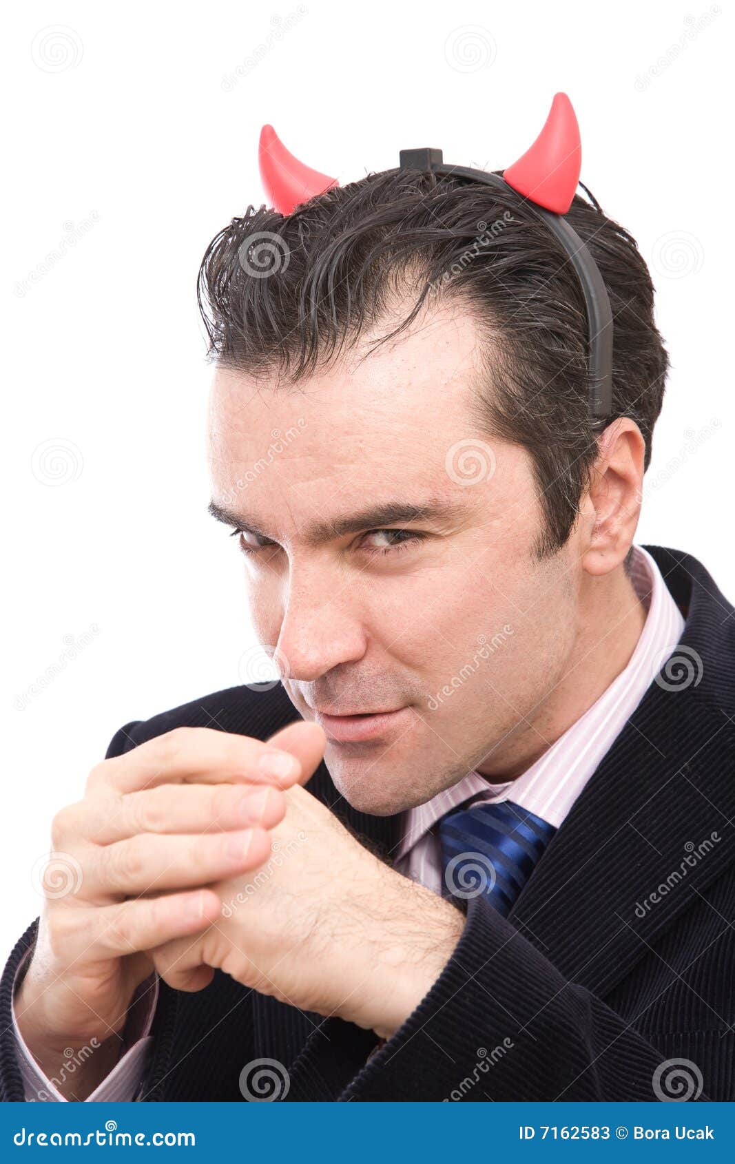 Devil businessman stock image. Image of hell, business - 7162583