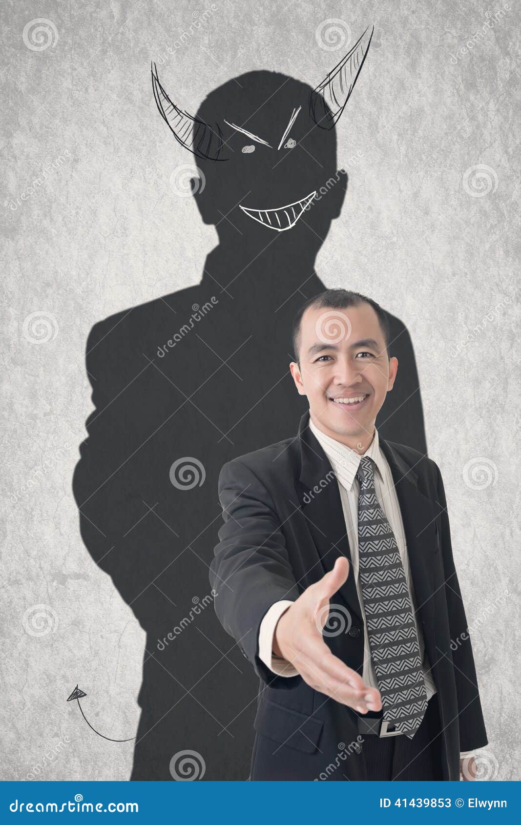 Evil Shadow Man Cartoon Characters Standing Alone In Stable Mood ...