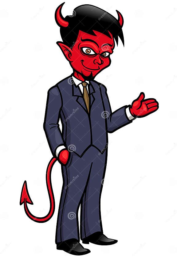 Devil cartoon stock vector. Illustration of monster, goatee - 38863141