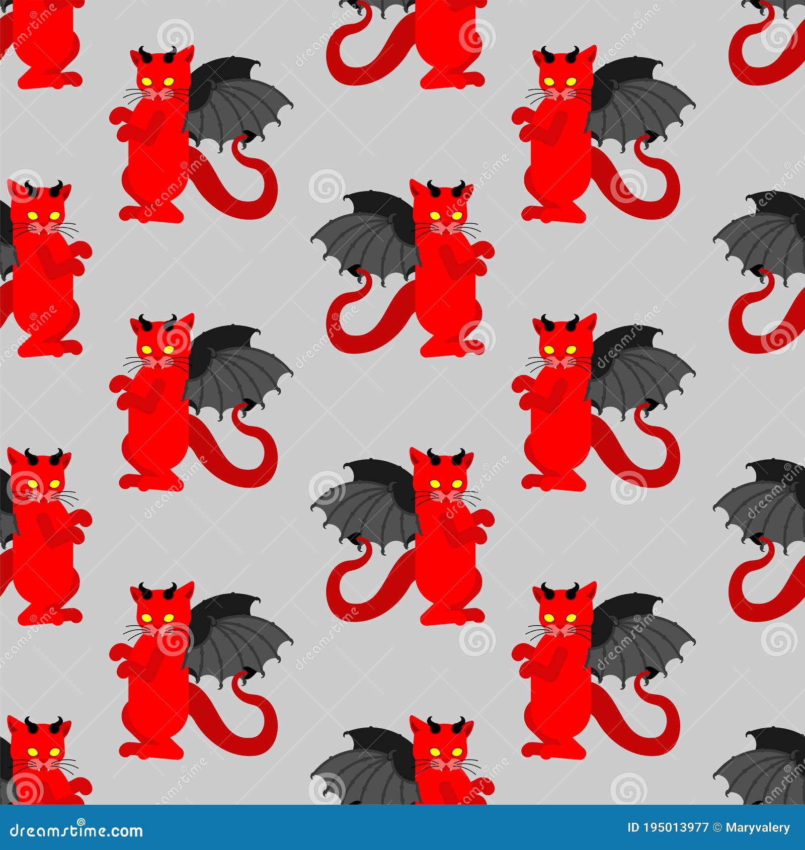 Satan Pattern Seamless. Devil Background. Demon Texture. Lucifer ...