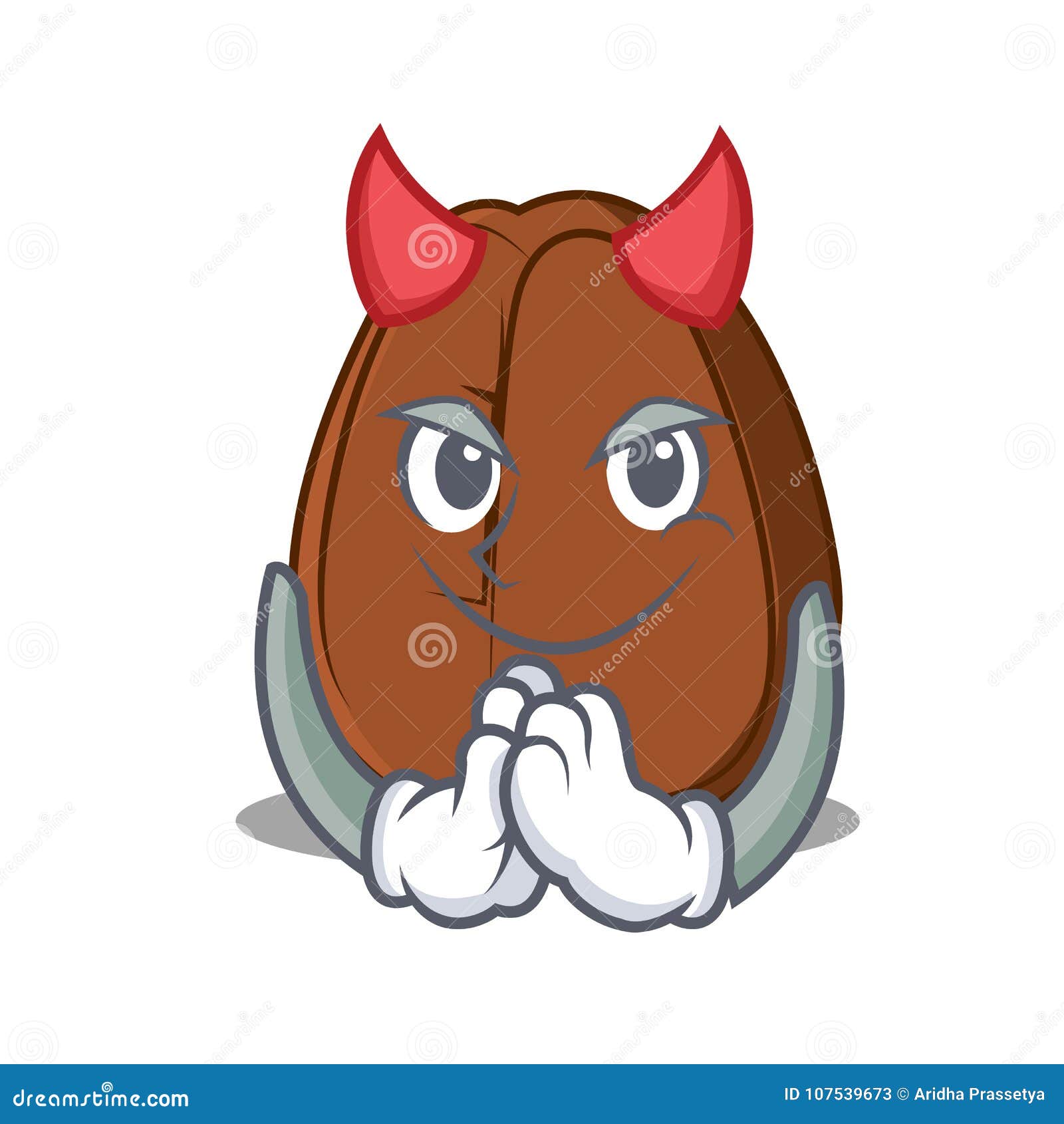 Devil Coffee Vending Machine In A Karakter Vector Illustration ...