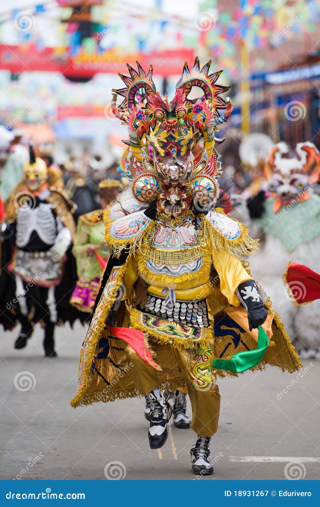 Devil Dancer at Oruro Carnival in Bolivia Editorial Photography - Image ...