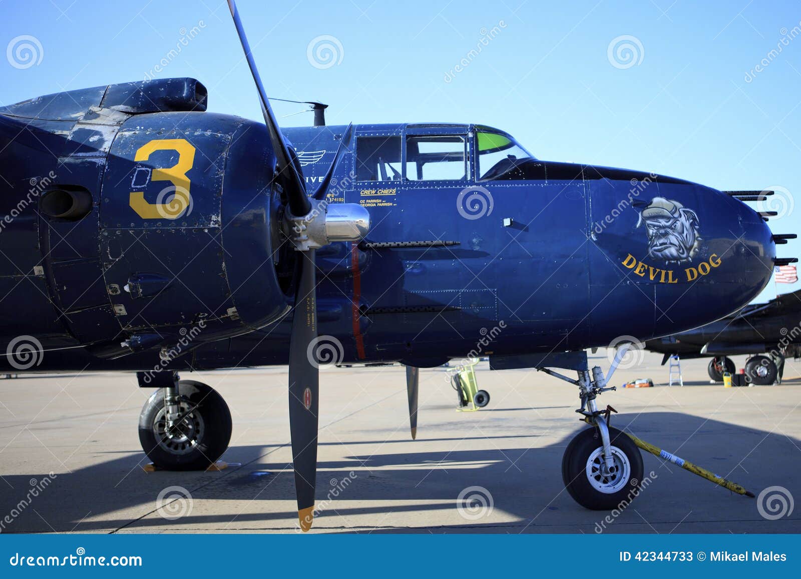 Devil Dog Airplane from War World Two Editorial Stock Photo - Image of ...