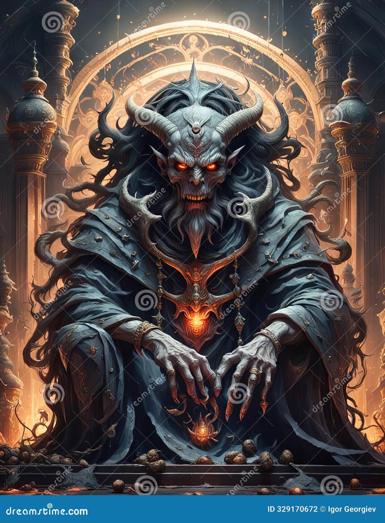 A Demonic Entity that Can Weave Illusions To Confuse and Disorient Its ...