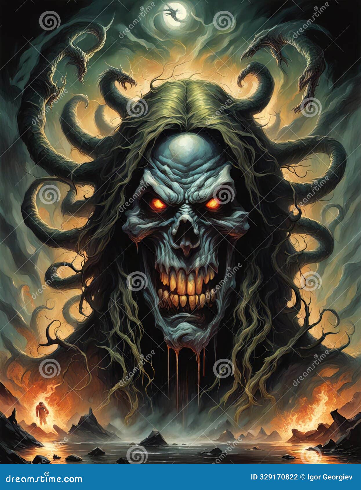 A Demonic Entity that Can Weave Illusions To Confuse and Disorient Its ...