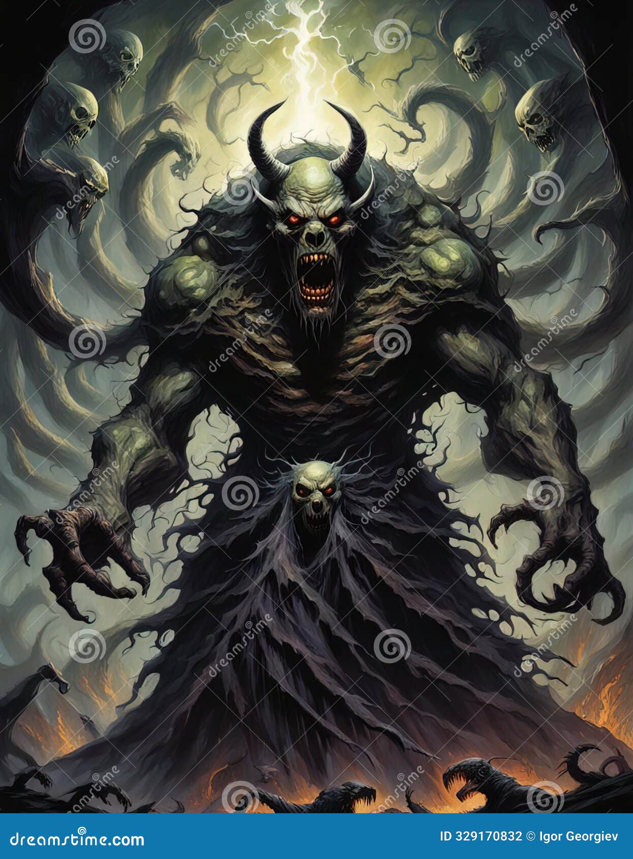 A Demonic Entity that Can Weave Illusions To Confuse and Disorient Its ...