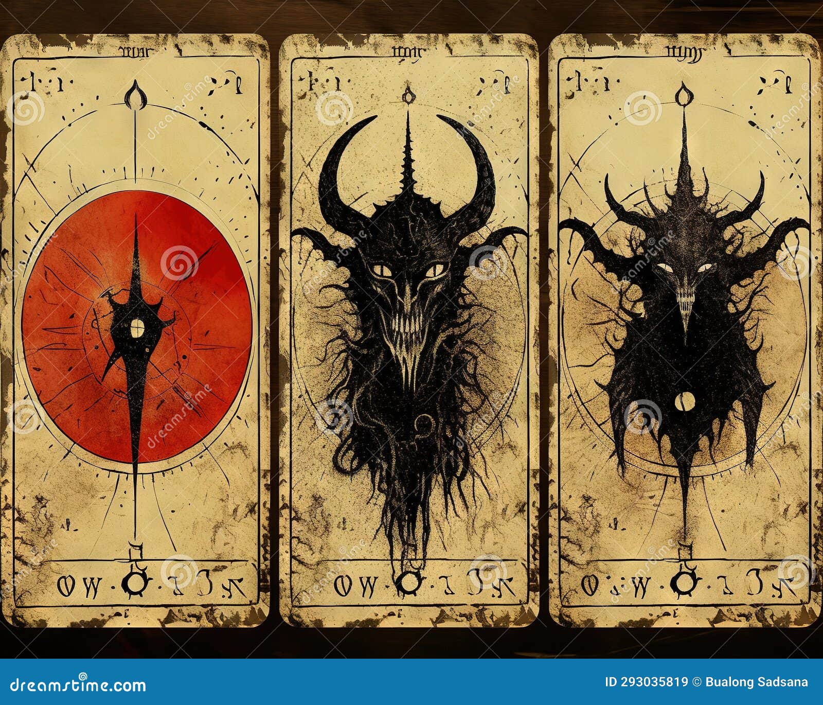 The Devil Tarot Card Bondage, Temptation, Enslavement, Materialism ...