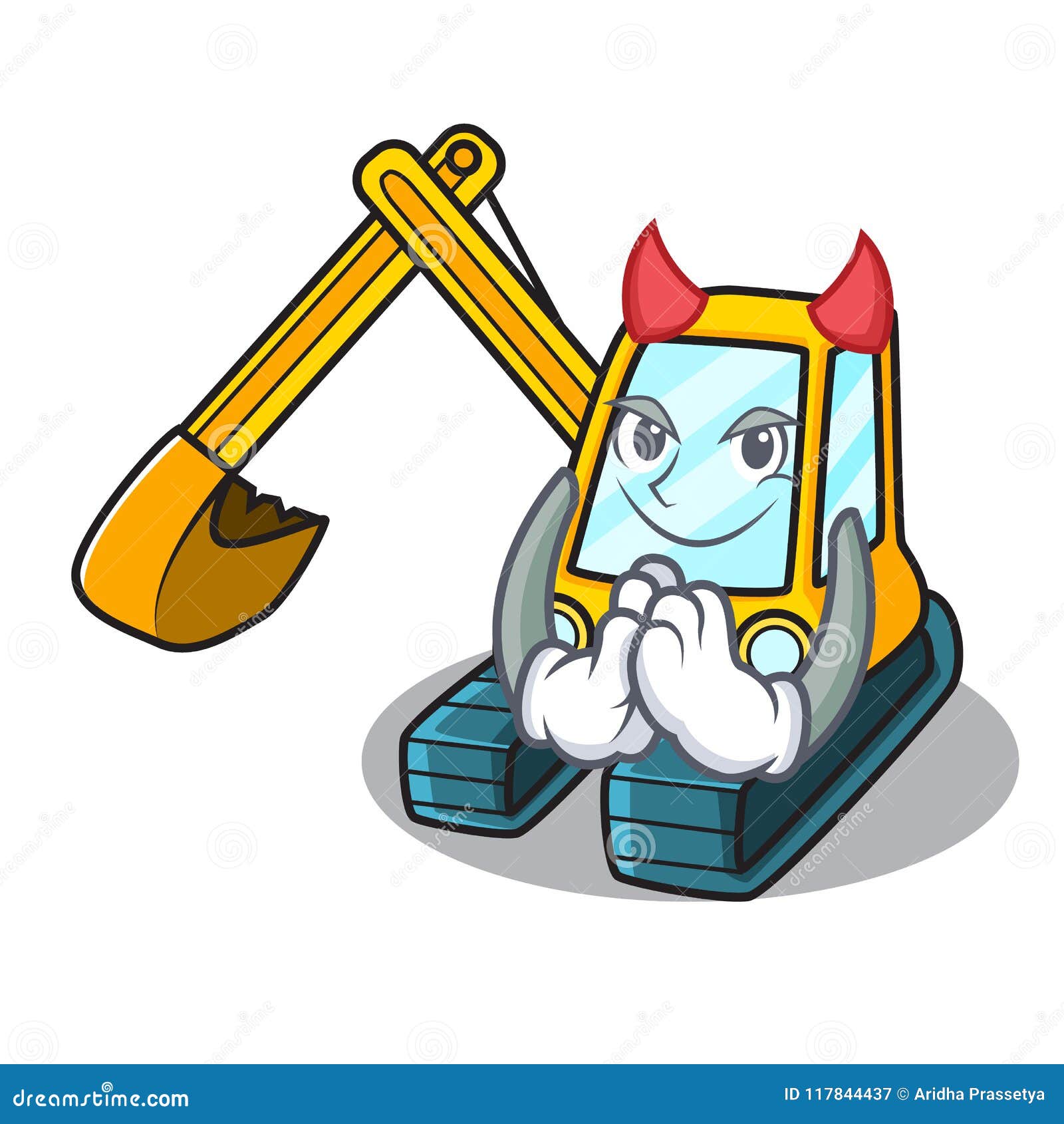 Angry Tractor Mascot Cartoon Style | CartoonDealer.com #117787513