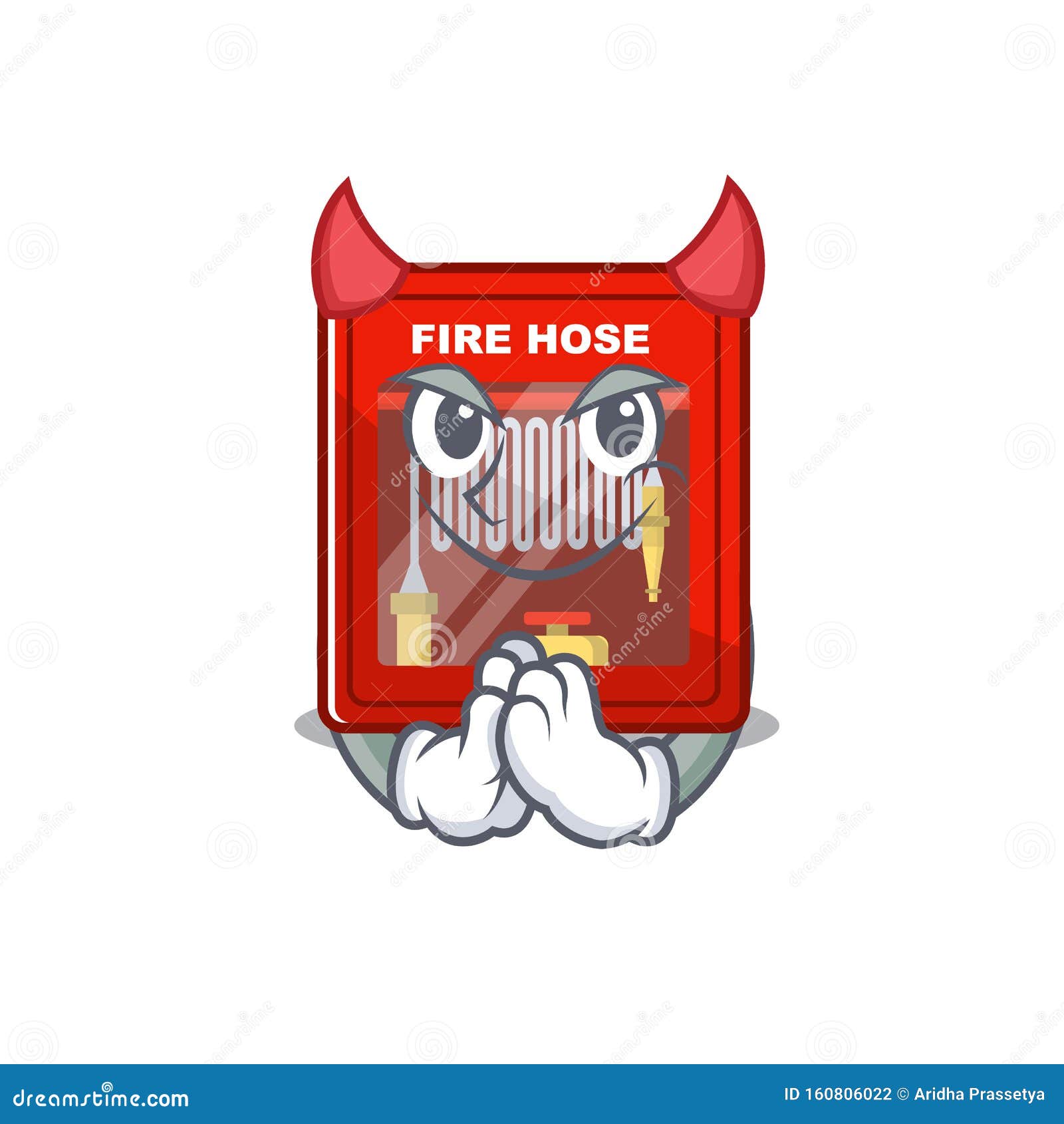 Devil In The Fire Scary Portrait Of A Devil Figure In Hell Background ...