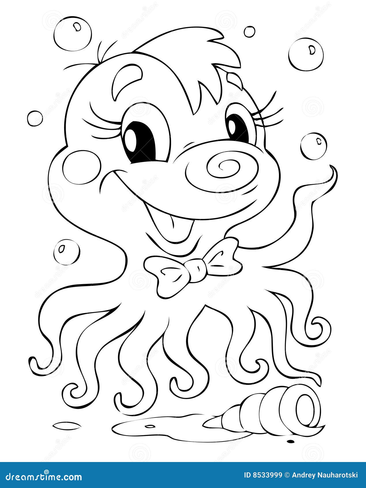 Devil-fish stock vector. Illustration of bright, fish - 8533999