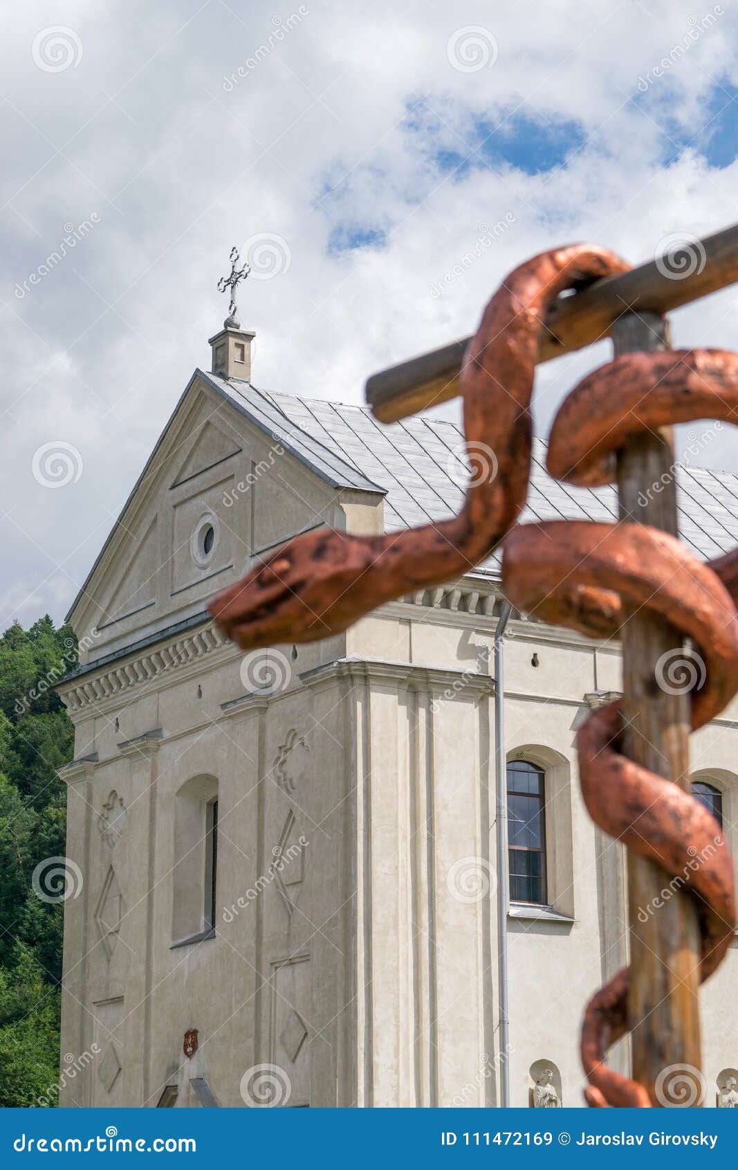 Two enemies stock image. Image of animal, church, metal - 111472169