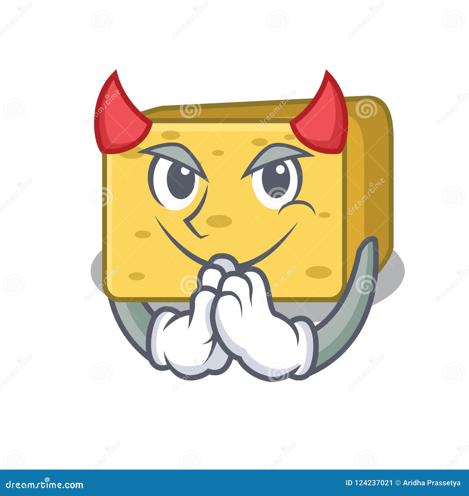 Angry Gouda Cheese Pieces Cartoon Vector Illustration | CartoonDealer ...