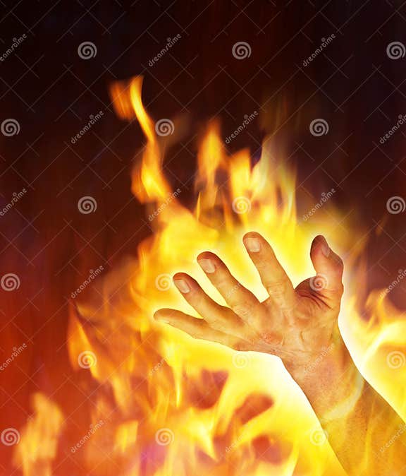 Devil Hand in Hell Satan stock image. Image of darkness - 15935049