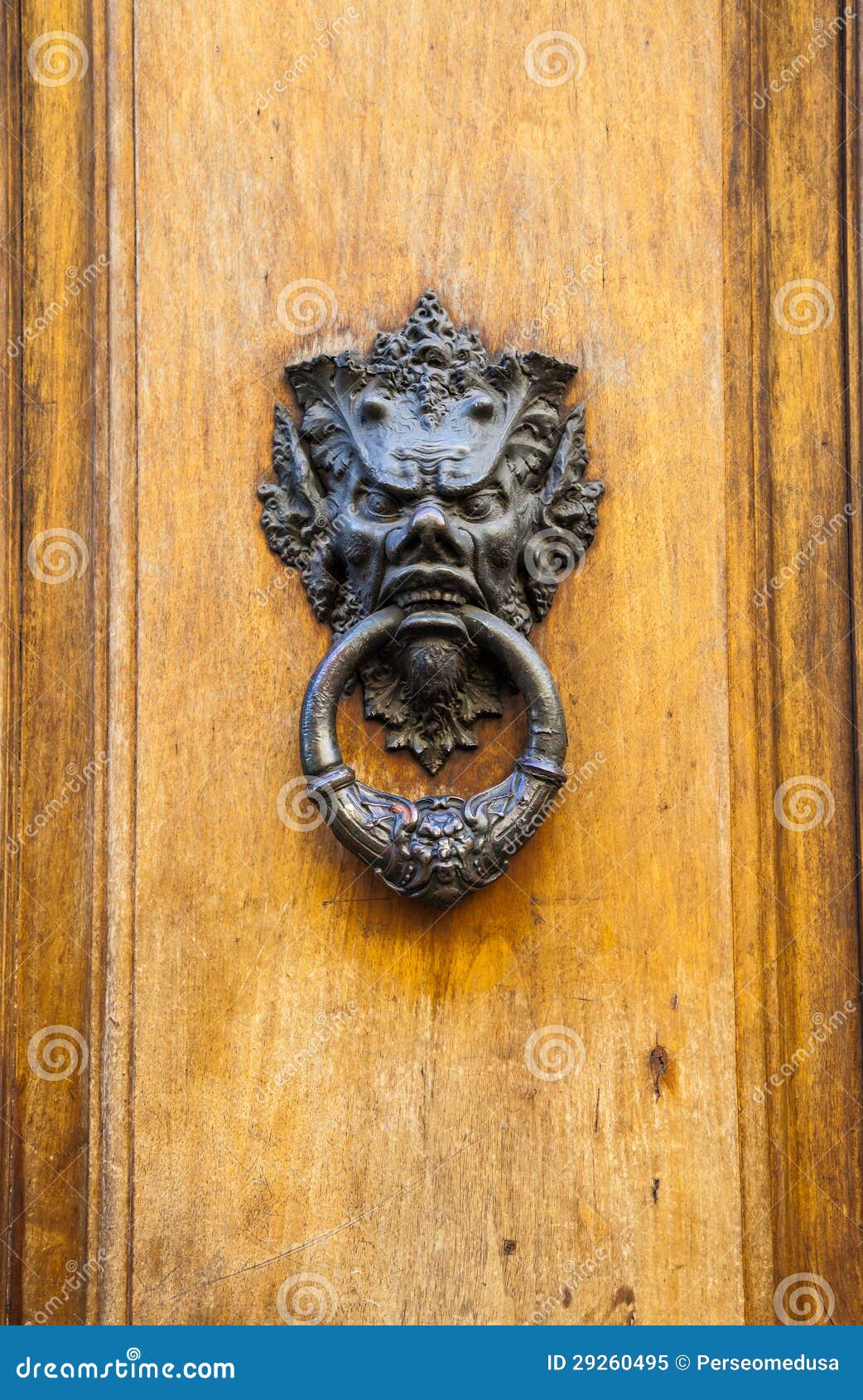 Devil Head Door Knocker stock image. Image of knocker - 29260495