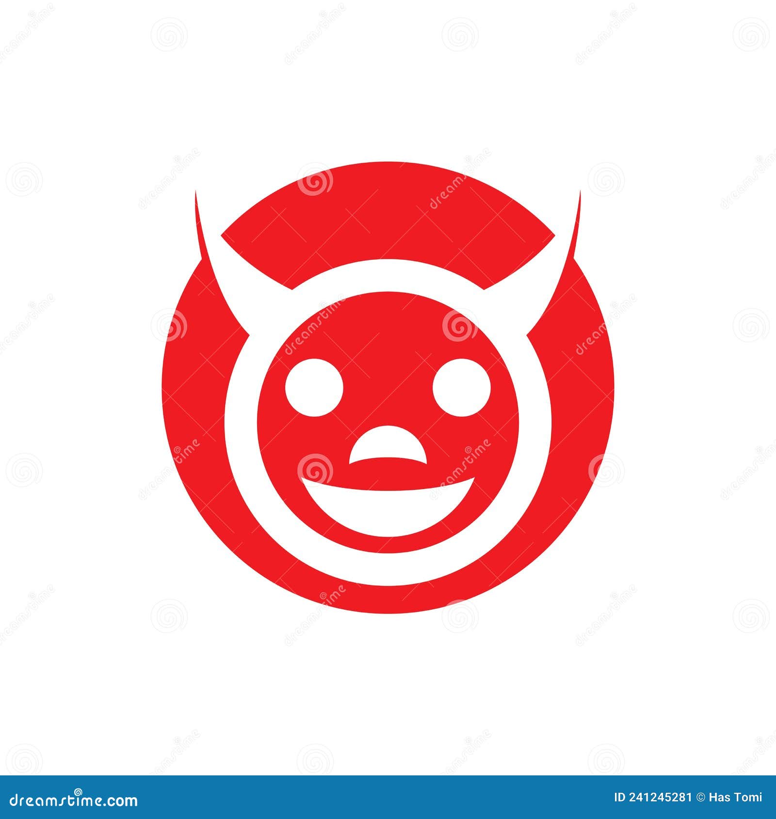 The devil logo and symbol stock illustration. Illustration of religion ...