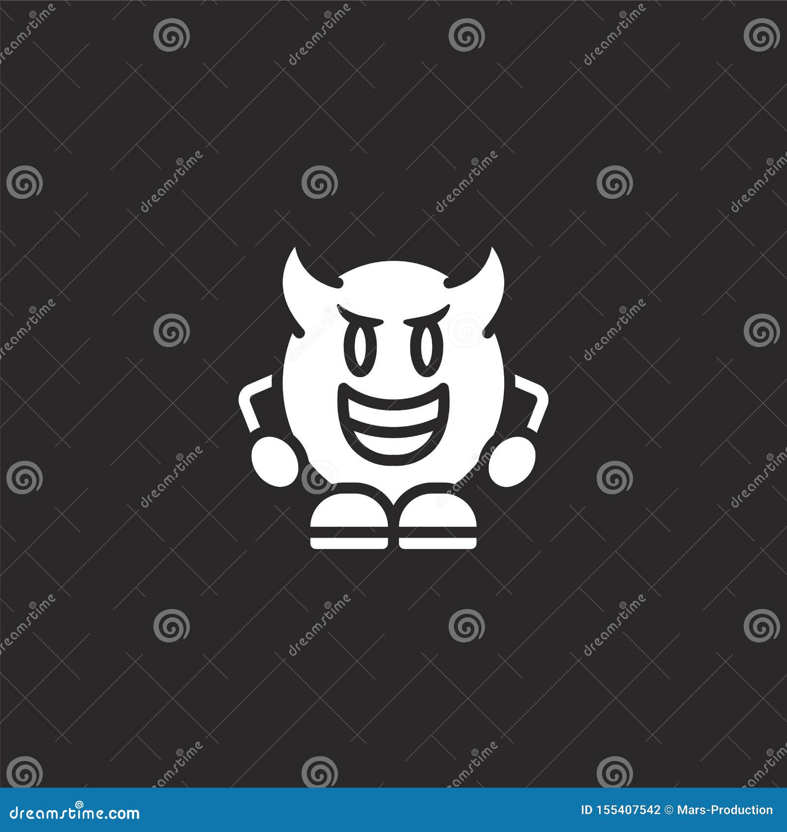 Devil Icon. Filled Devil Icon for Website Design and Mobile, App ...