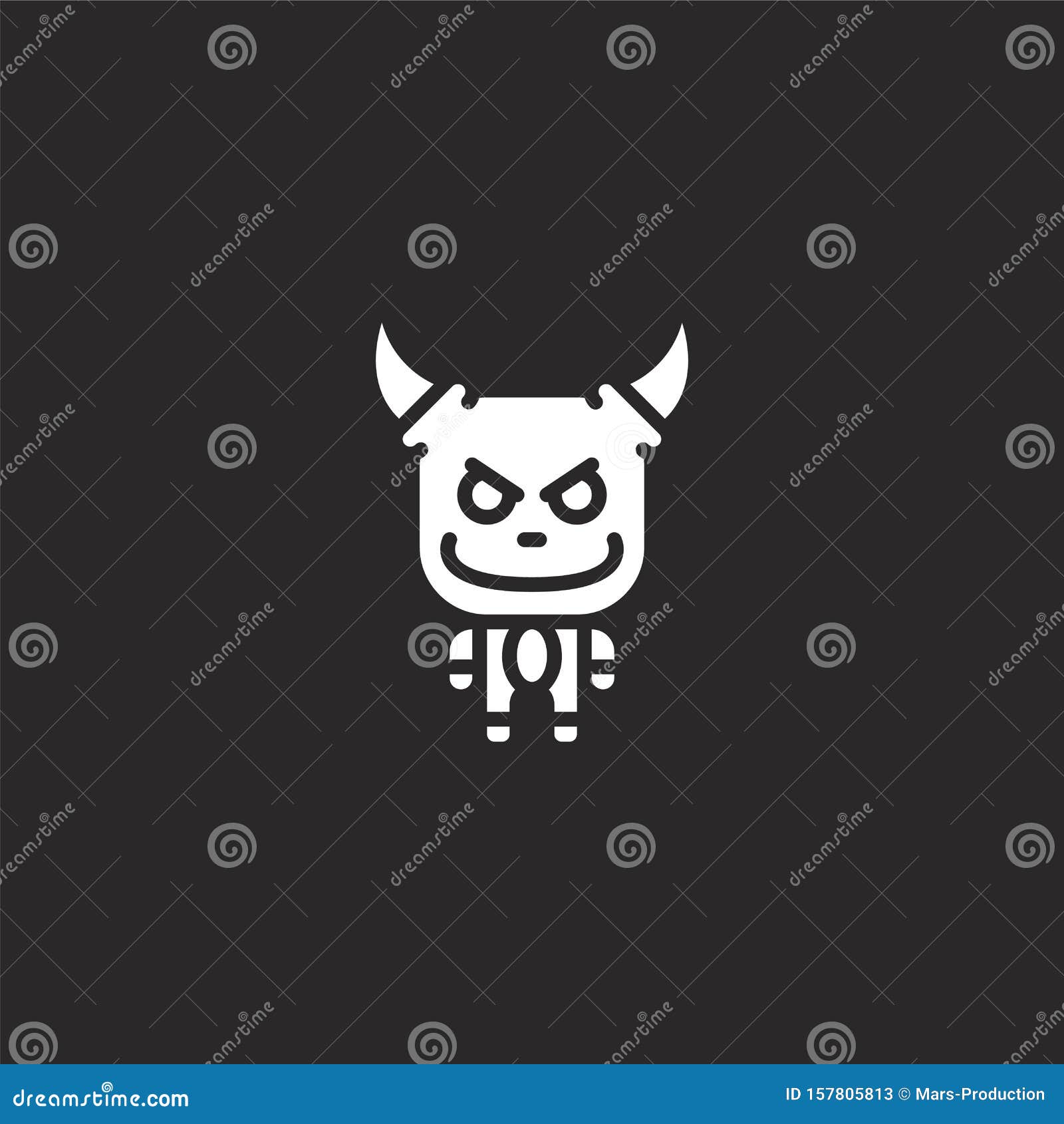 Devil Icon. Filled Devil Icon for Website Design and Mobile, App ...