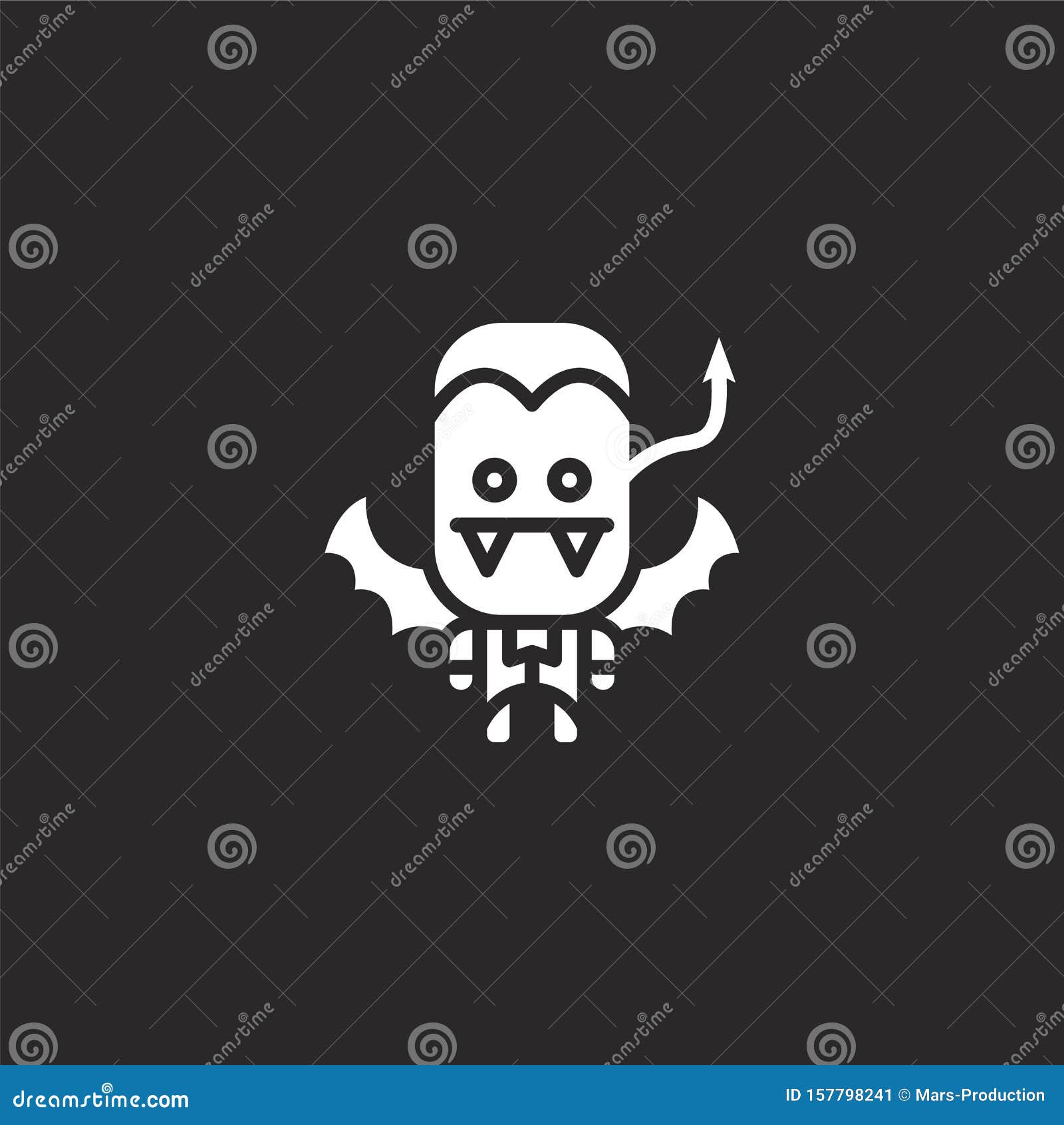 Devil Icon. Filled Devil Icon for Website Design and Mobile, App ...
