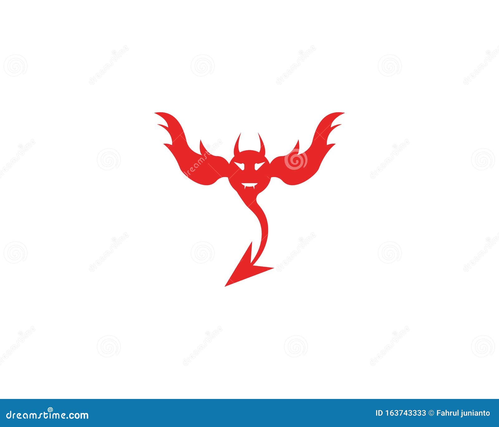 Devil Icon and Symbol Vector Template Illustration Stock Vector ...