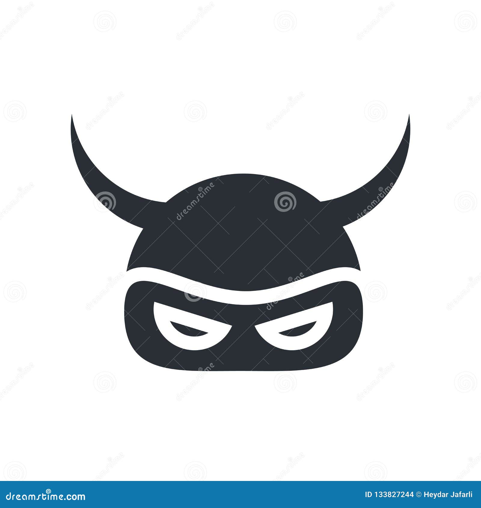 Devil Icon Vector Sign and Symbol Isolated on White Background Stock ...