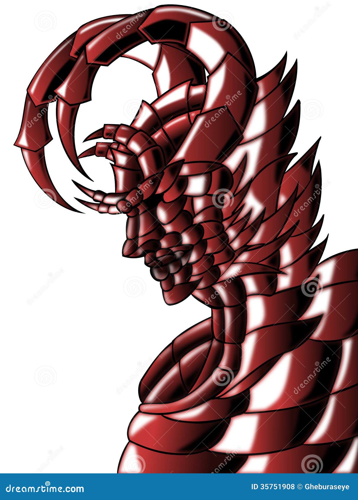 Isolated red devil stock photo. Illustration of halloween - 35751908