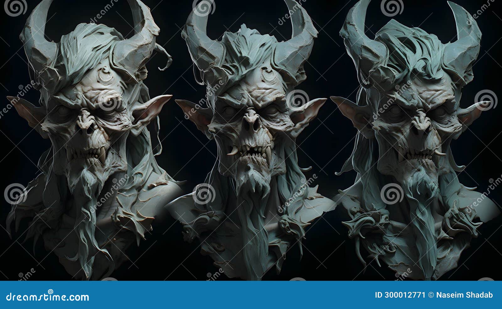 Devil King stock illustration. Illustration of mythology - 300012771