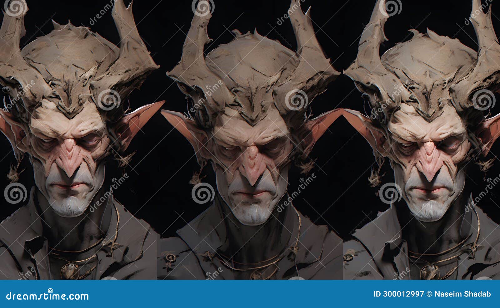 Devil King stock illustration. Illustration of cartoon - 300012997