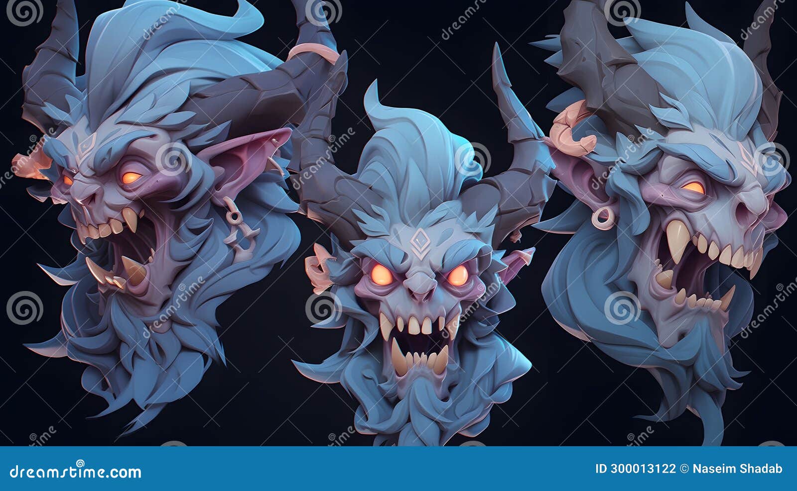 Devil King stock illustration. Illustration of demon - 300013122
