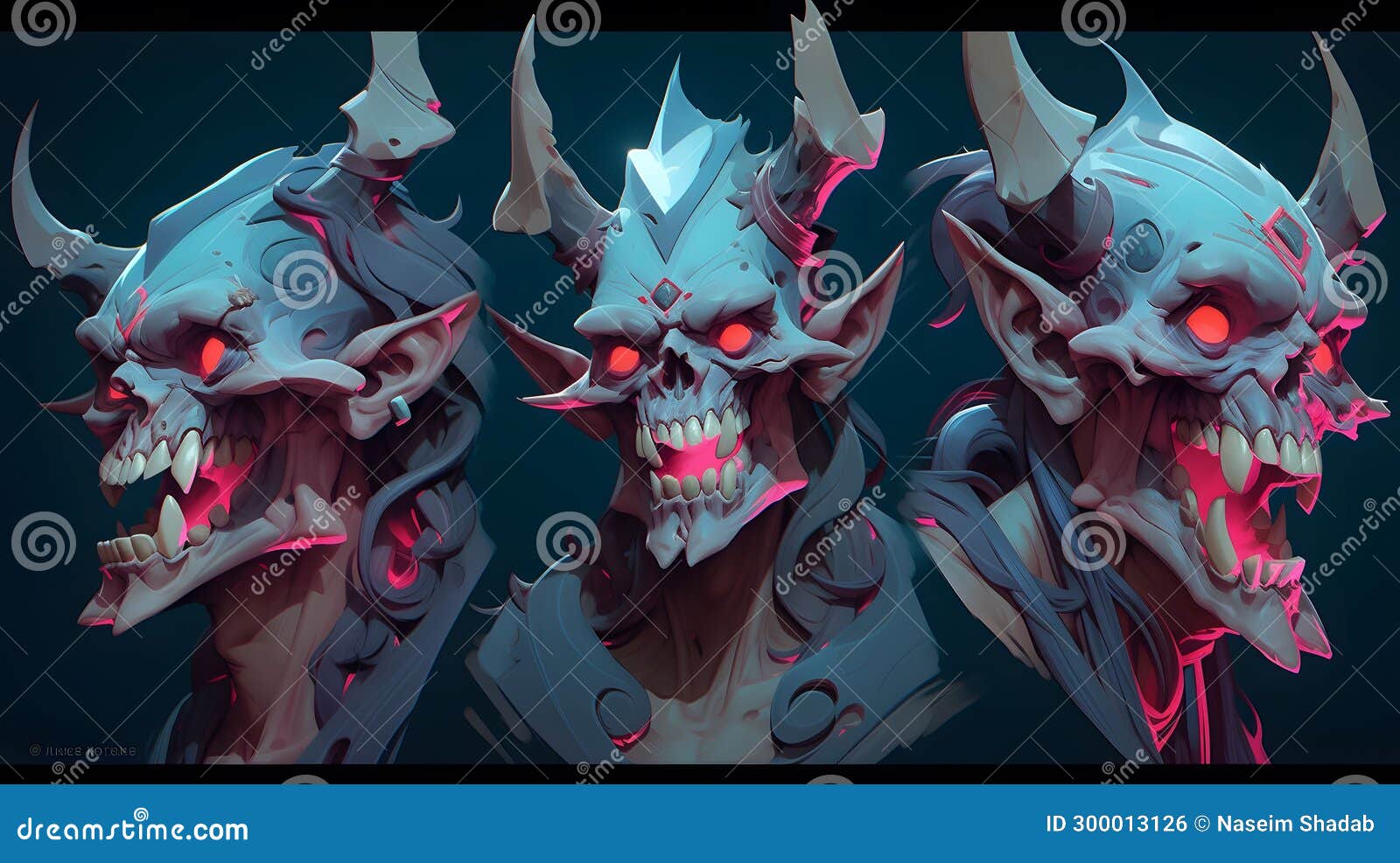 Devil King stock illustration. Illustration of games - 300013126