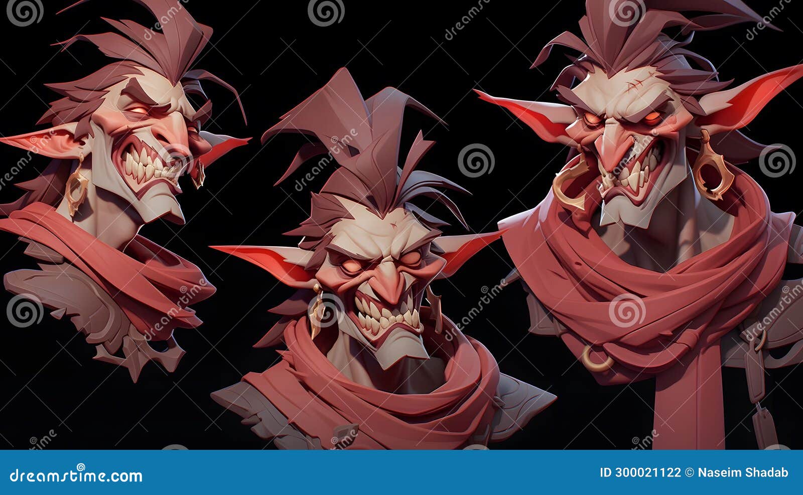Devil King stock illustration. Illustration of king - 300021122