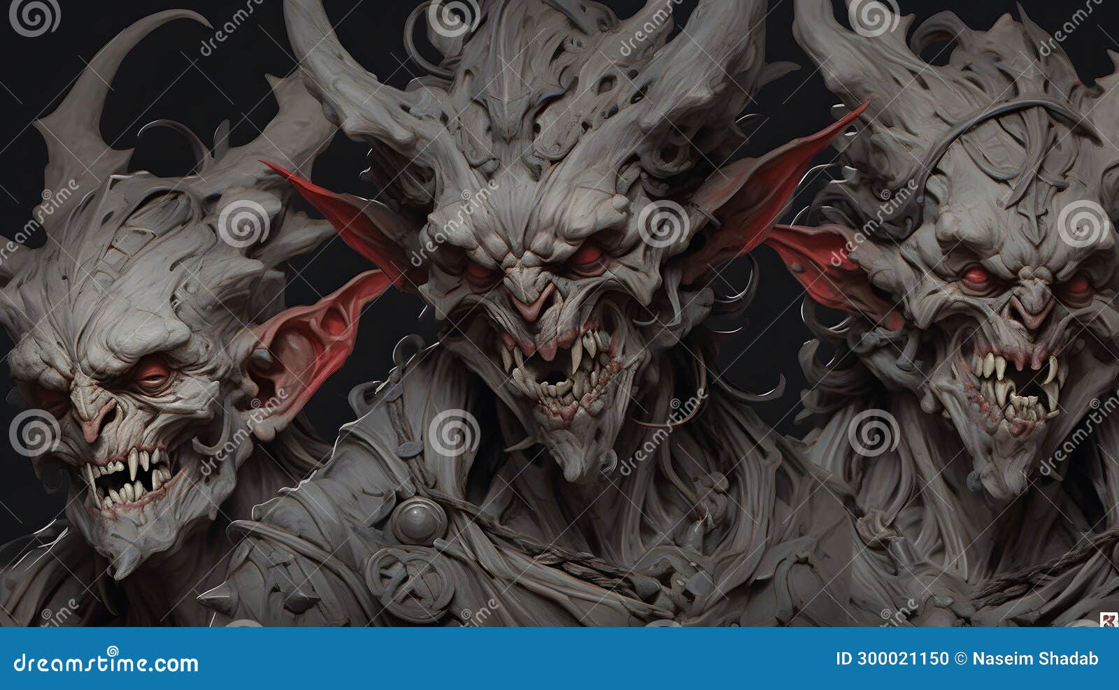 Devil King stock illustration. Illustration of reaper - 300021150