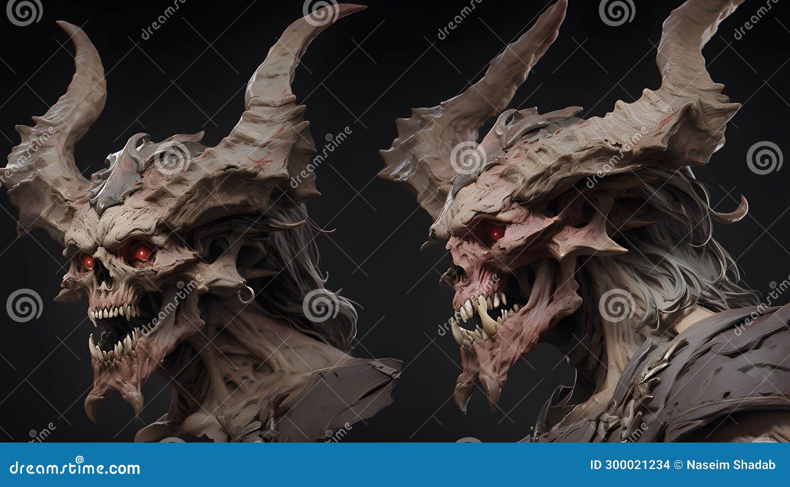 Devil King stock illustration. Illustration of reaper - 300021234