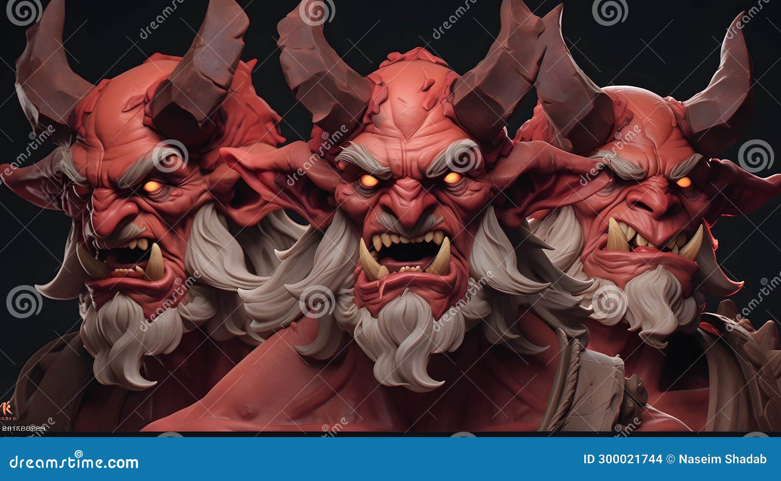 Devil King stock illustration. Illustration of king - 300021744