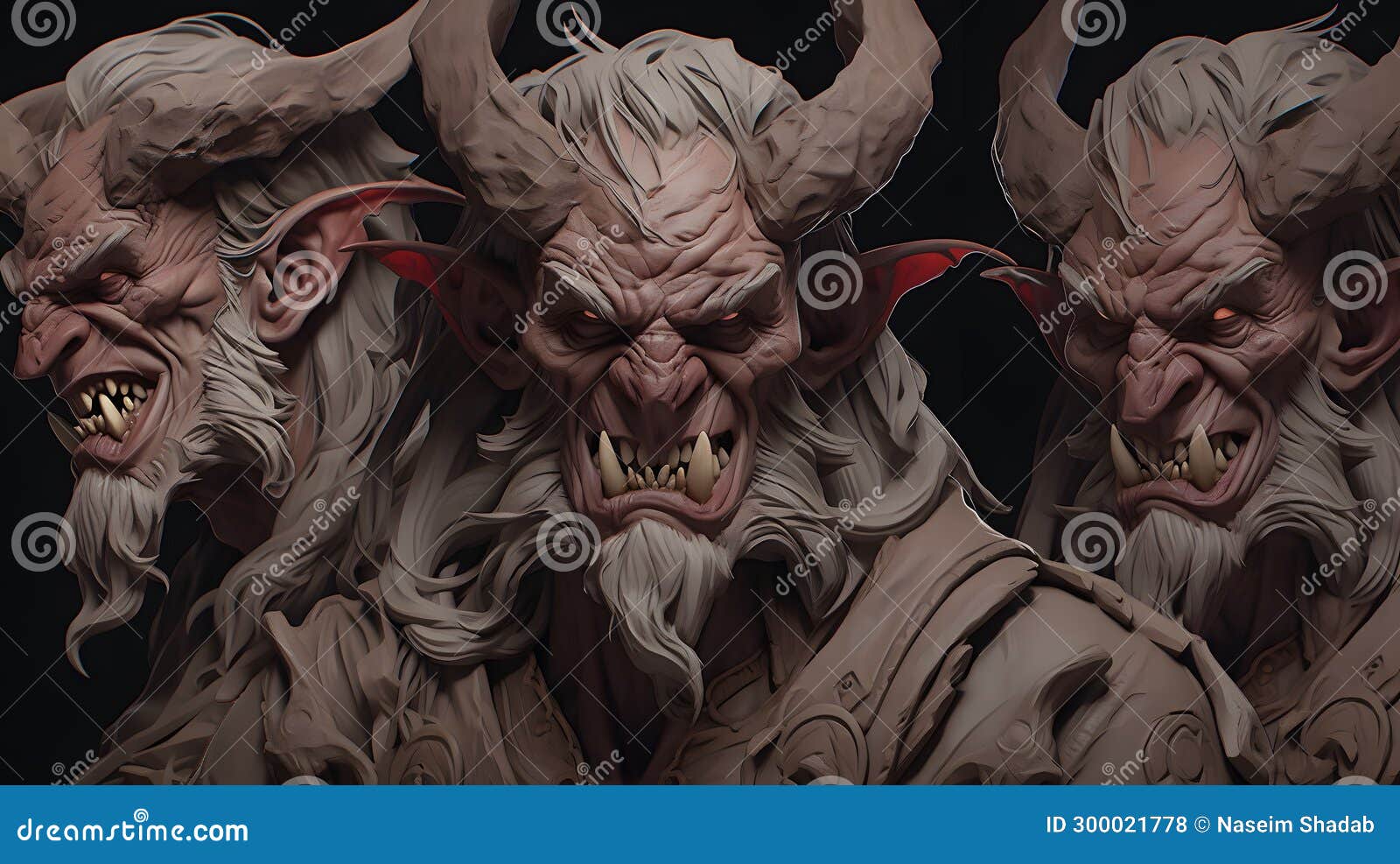 Devil King stock illustration. Illustration of king - 300021778