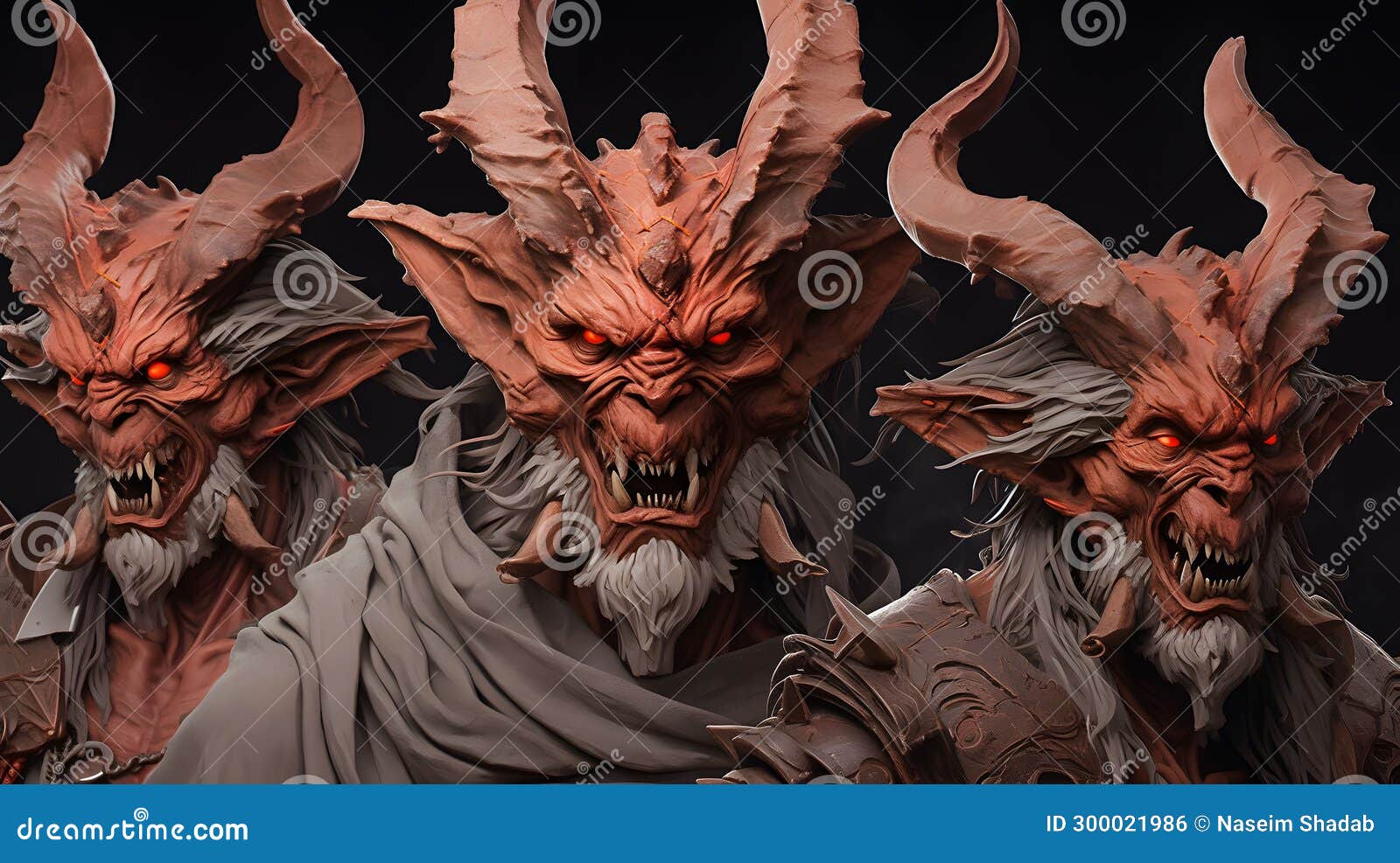 Devil King stock illustration. Illustration of games - 300021986