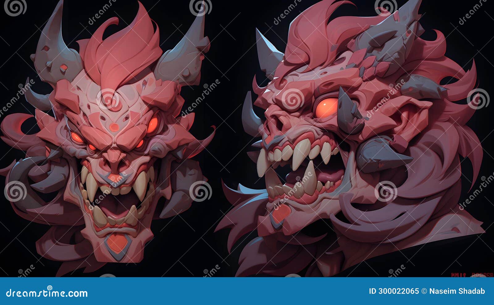 Devil King stock illustration. Illustration of cartoon - 300022065