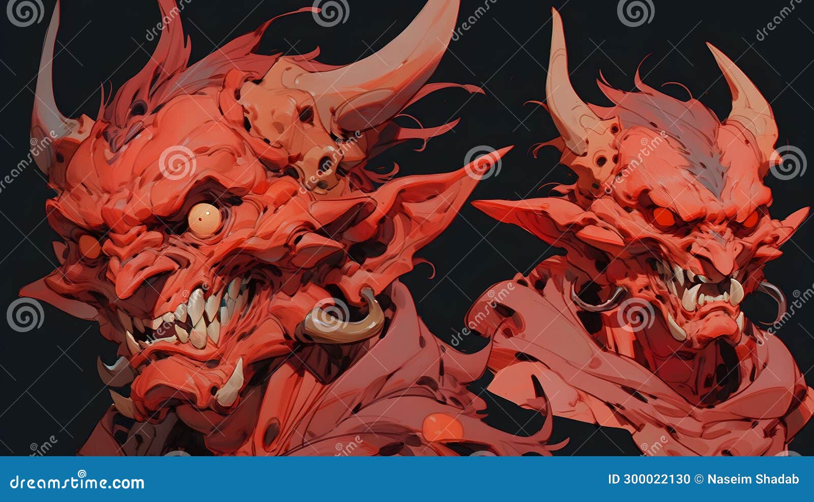 Devil King stock illustration. Illustration of person - 300022130