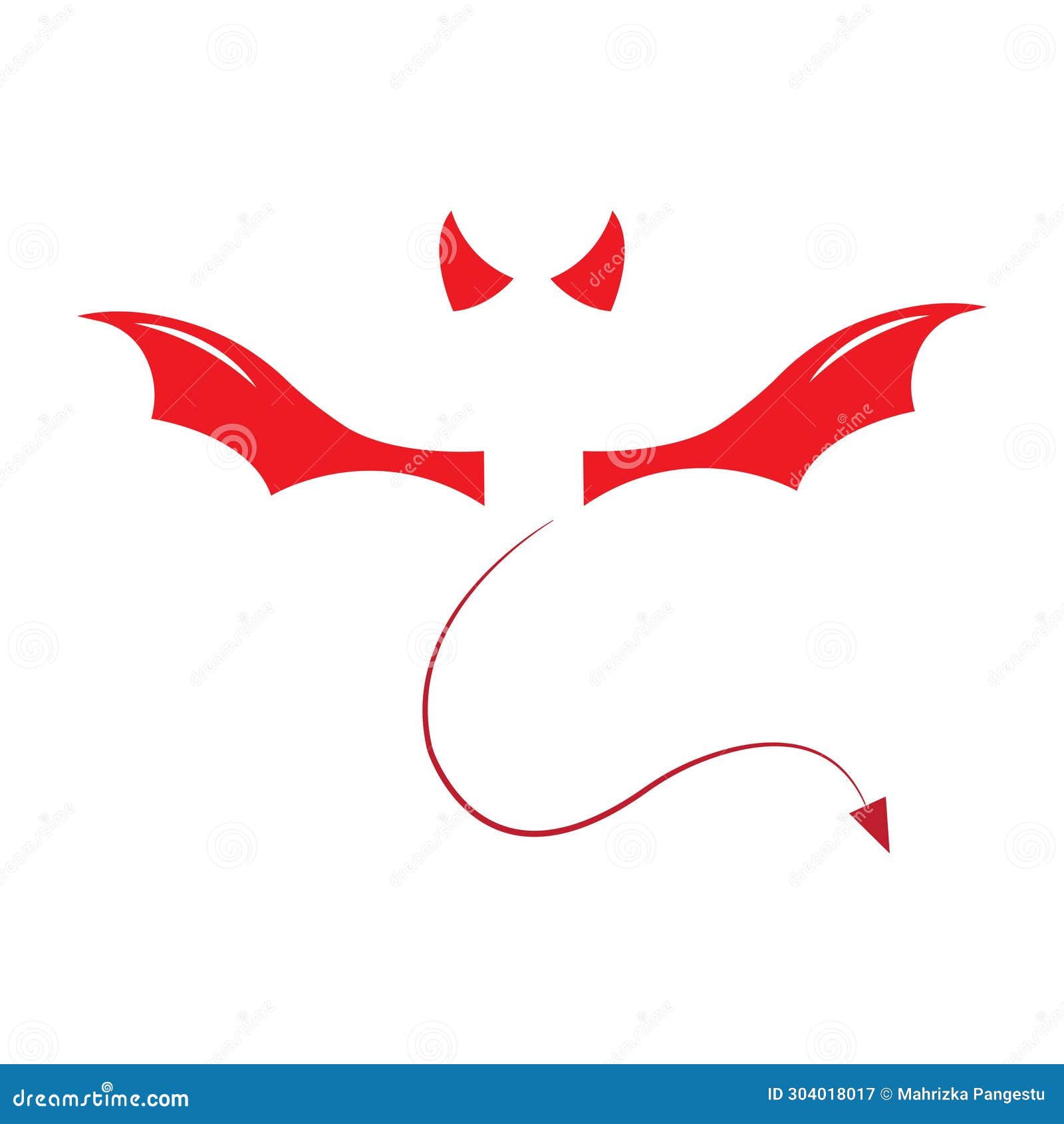 Devil logo stock vector. Illustration of template, graphic - 304018017