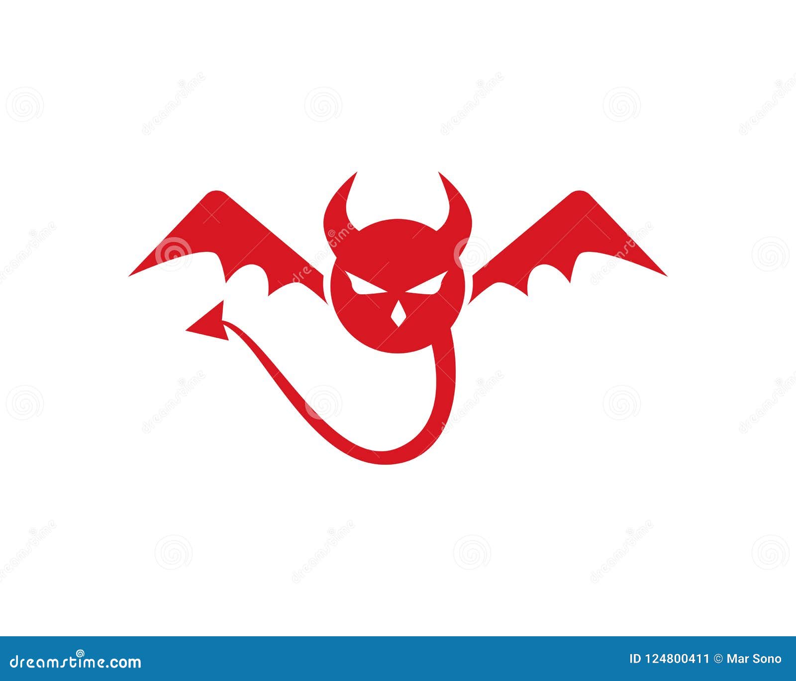 Devil Logo Vector | CartoonDealer.com #116174646