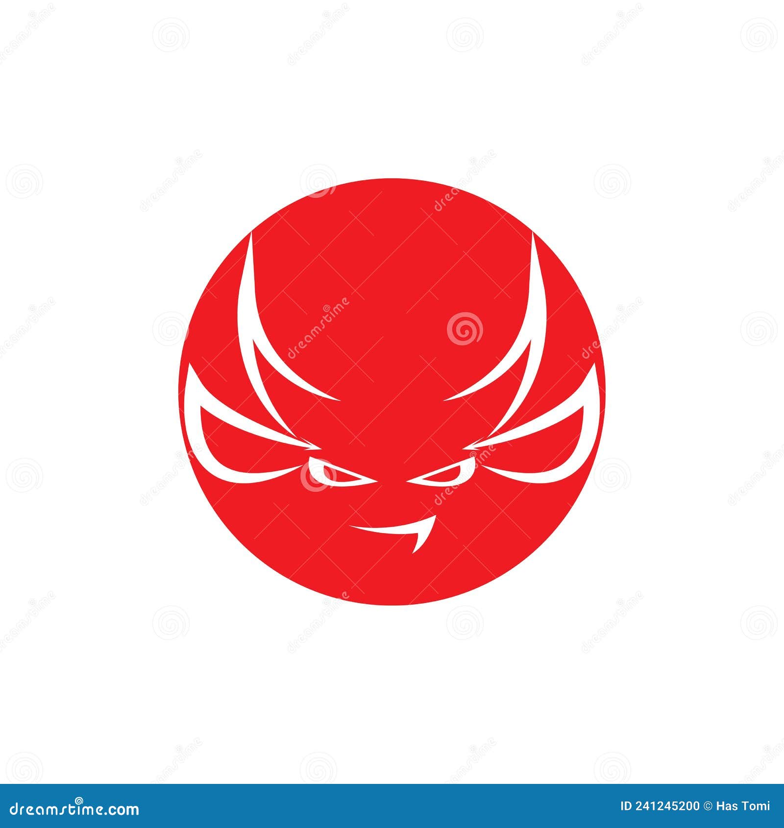 The devil logo and symbol stock illustration. Illustration of demon ...