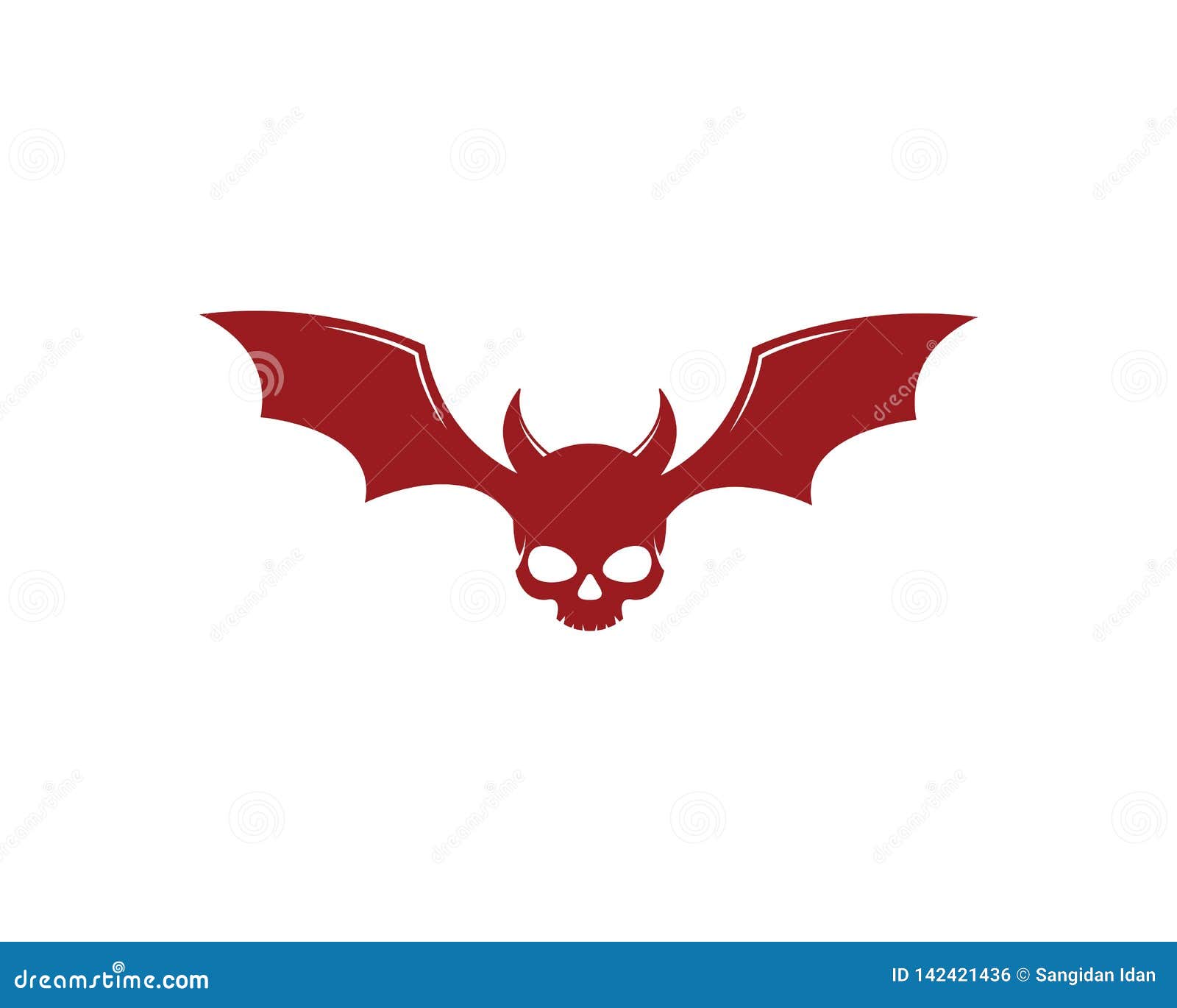 Devil Logo Template Illustration Stock Vector - Illustration of devils ...