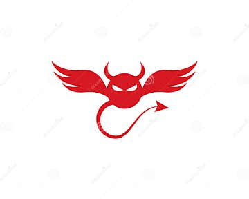 Devil logo vector stock vector. Illustration of demon - 120823210
