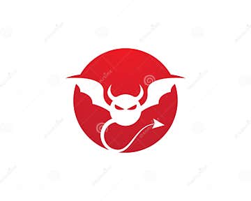 Devil logo vector stock vector. Illustration of cartoon - 120823276