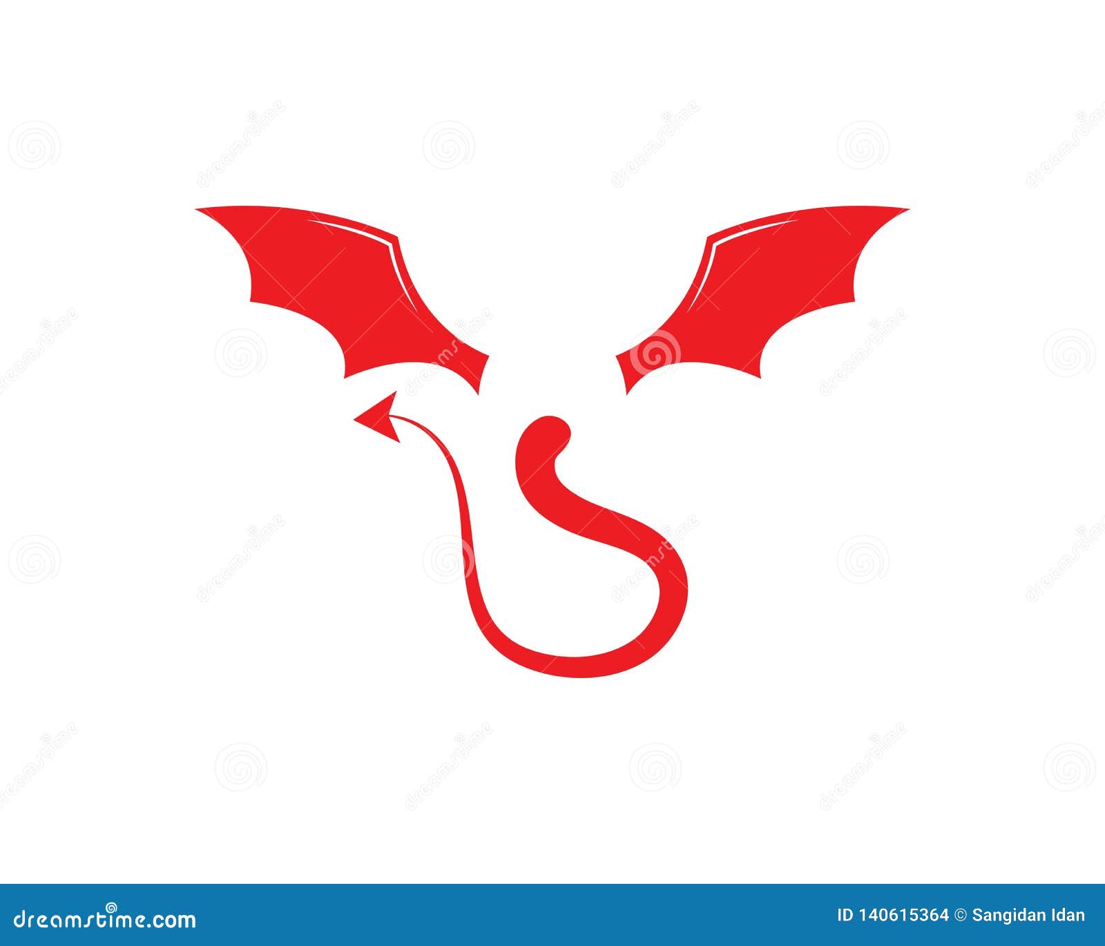 Devil logo vector stock vector. Illustration of mascot - 140615364