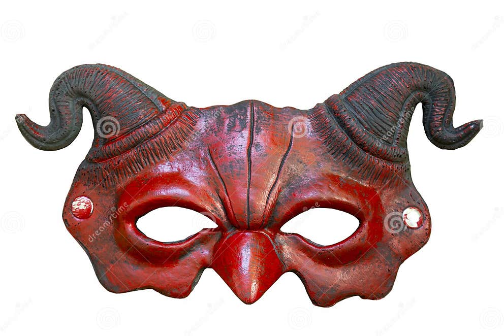 Devil look mask stock photo. Image of devil, dismay - 161754158